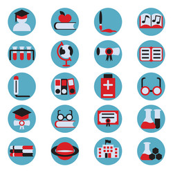 School study icon on white background Royalty Free Vector