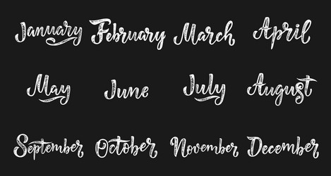 Months Names Font Vector Images (over 570)