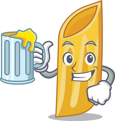 Penne Pasta Character Cartoon Vector Image Vector Images (over 100)