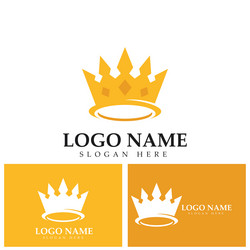 Crown royal graphic design template Royalty Free Vector