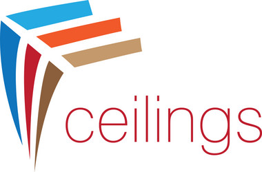 Logo of ceilings and stretch Royalty Free Vector Image