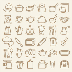 Kitchenware Royalty Free Vector Image - VectorStock