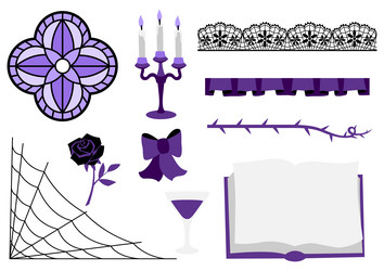 Gothic Ribbons Vector Images (over 1,400)