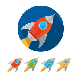 Image of small spaceship Royalty Free Vector Image