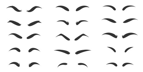 Cartoon Eyebrows Vector Images (over 10,000)