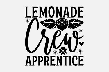 Lemonade crew 25 Royalty Free Vector Image - VectorStock