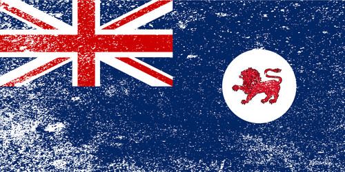 Tasmania state flag Royalty Free Vector Image - VectorStock