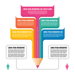 Education infographic Royalty Free Vector Image