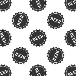 Bottle cap svg beer Royalty Free Vector Image - VectorStock