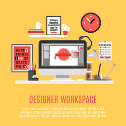 Workspace Royalty Free Vector Image - VectorStock