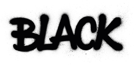 Graffiti gore word sprayed in black over white Vector Image