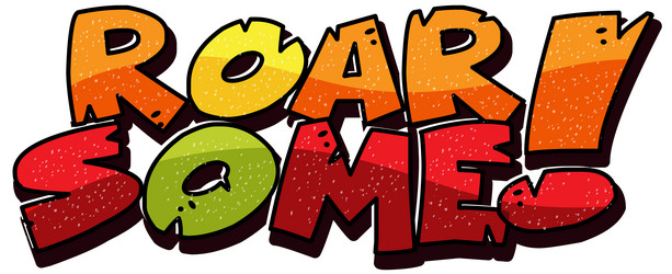 Roar Word Vector Images (over 160)