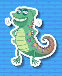 Lizard Flashcards Vector Images (57)