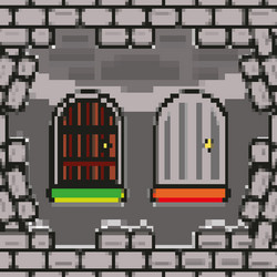 Pixel screen game Royalty Free Vector Image - VectorStock