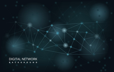 Advanced digital network connection internet Vector Image