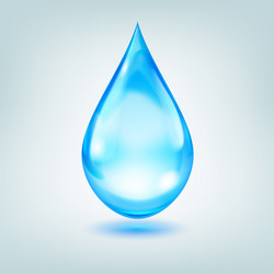 Water drop and leaf Royalty Free Vector Image - VectorStock