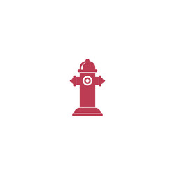 Hydrant icon logo design template Royalty Free Vector Image