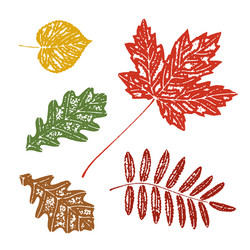 Fall Leaf Stamp Vector Images (over 1,000)