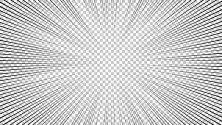 Black comic book transparent background Royalty Free Vector