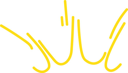 Explosion shape outline Royalty Free Vector Image