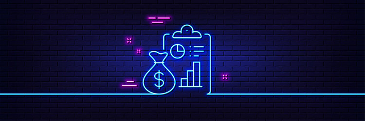 Report line icon accounting clipboard document Vector Image