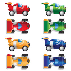 Set of sports cars Royalty Free Vector Image - VectorStock