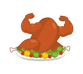 Turkey bird cartoon Royalty Free Vector Image - VectorStock