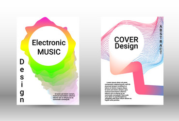 Modern musical covers Royalty Free Vector Image