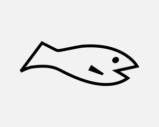 Simple Fish Clip Art Black And White