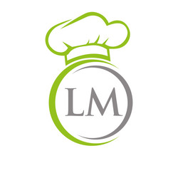 Initial letter sb restaurant logo template Vector Image