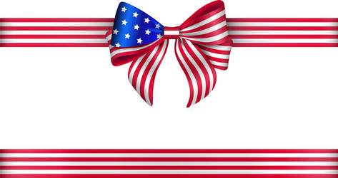 American Flag Bow Vector Images Over 430
