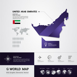 High quality map arab world Royalty Free Vector Image