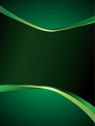 Hi-tech corporate background with green header Vector Image