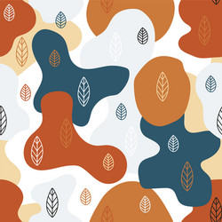 Abstract bubbles dynamic fluid seamless pattern Vector Image