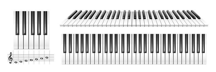 Piano Chords or Key Notes Vector Images (over 1,000)