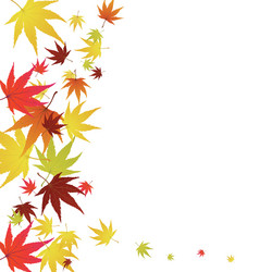 Autumn border Royalty Free Vector Image - VectorStock