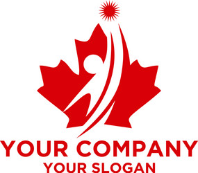 Pp insurance canada logo design Royalty Free Vector Image