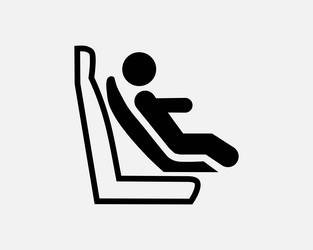 Child seat icon Royalty Free Vector Image - VectorStock