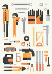 Tool set Royalty Free Vector Image - VectorStock