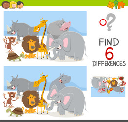 Safari Find the Difference Vector Images (over 110)