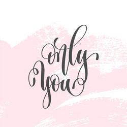 Love hand written lettering golden inspirational Vector Image