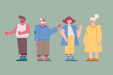 Family Four Members Vector Images (85)