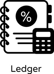 Ledger Royalty Free Vector Image - VectorStock