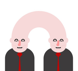 Sweet twins Royalty Free Vector Image - VectorStock