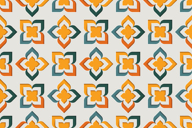 Islamic geometric abstract arabesque seamless Vector Image
