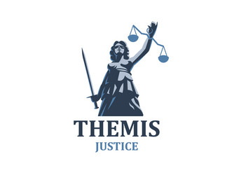 Goddess Themis - Justice Symbol Royalty Free Vector Image