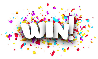 Win sign Royalty Free Vector Image - VectorStock