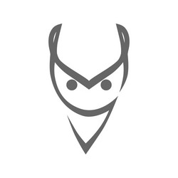 Abstract owl symbol icon Royalty Free Vector Image