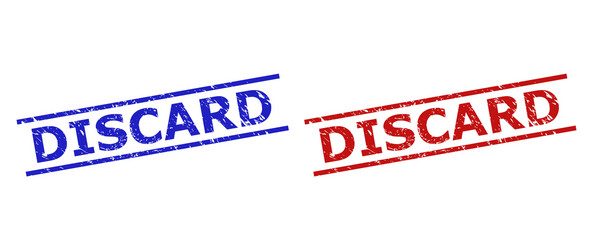 Discard watermark stamp Royalty Free Vector Image