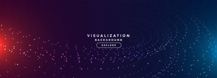 Big data visualization background 3d Royalty Free Vector